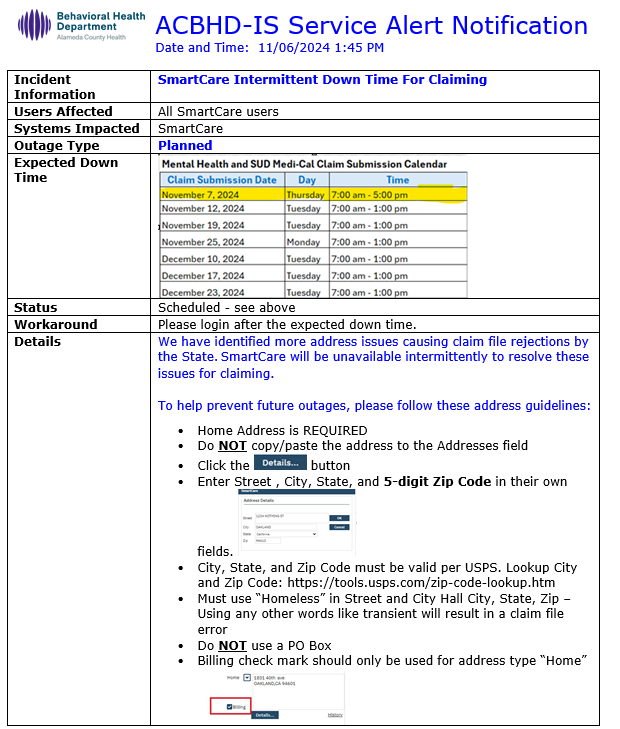 News & Announcement | ACBH Providers Website